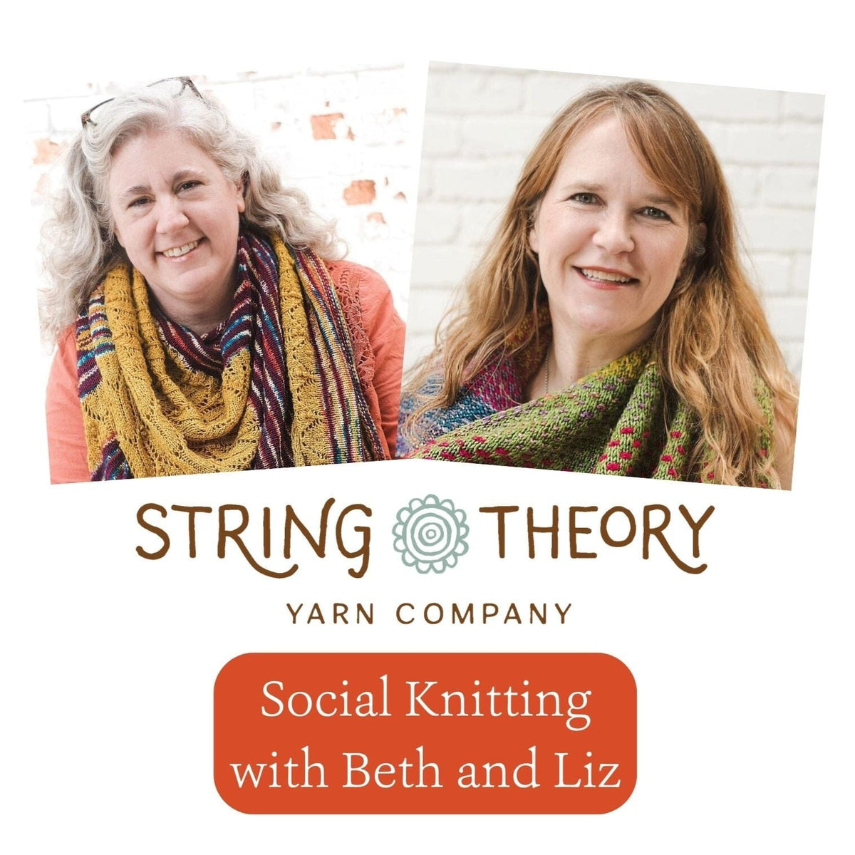 Social Knitting with Beth & Liz (P) - January 18th — String Theory Yarn Co